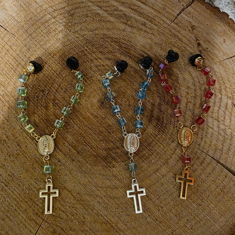 Rosary Pin for Badge - Etsy