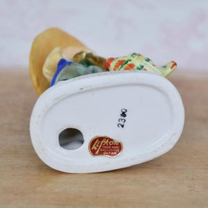 Vintage November Ceramic Boy Figurine With Turkey by Lefton Japan - Etsy