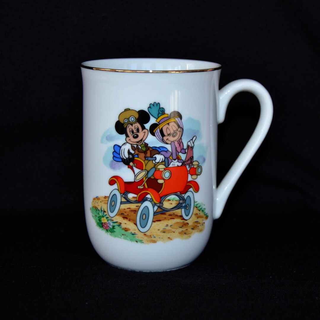 Vintage Mickey and Minnie in Nifty Nineties Ceramic Mug by Walt Disney ...