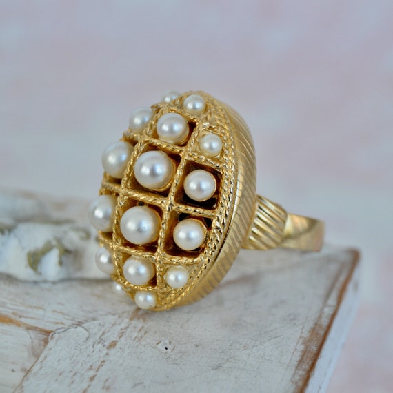 Avon ring pearls - Gem