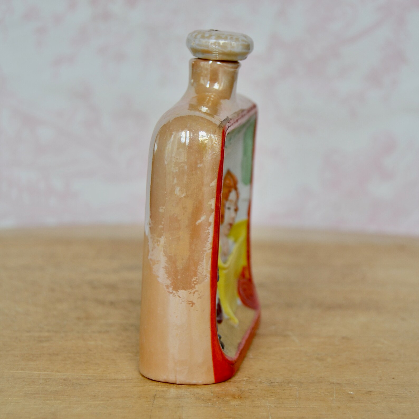 Vintage Bath Salts Thin Ceramic Bottle With Humorous Image and - Etsy