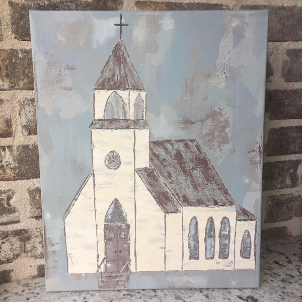 Church Paintings - Etsy