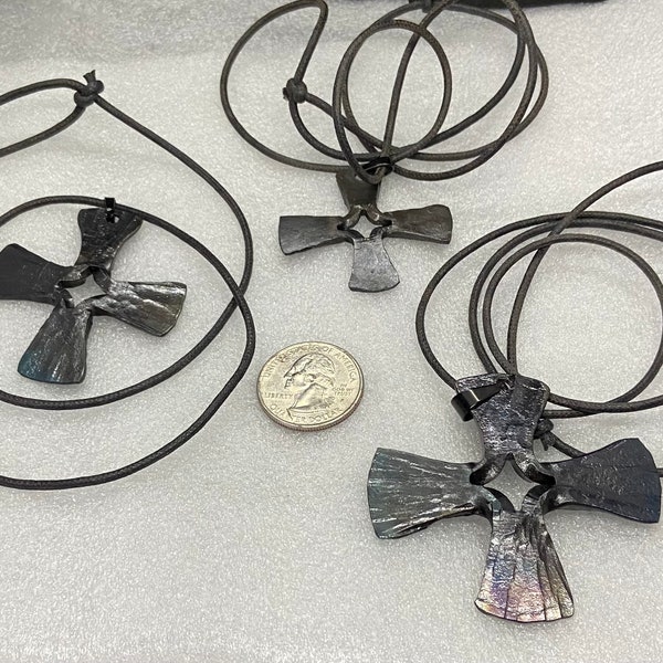 Iron Forged Cross - Etsy