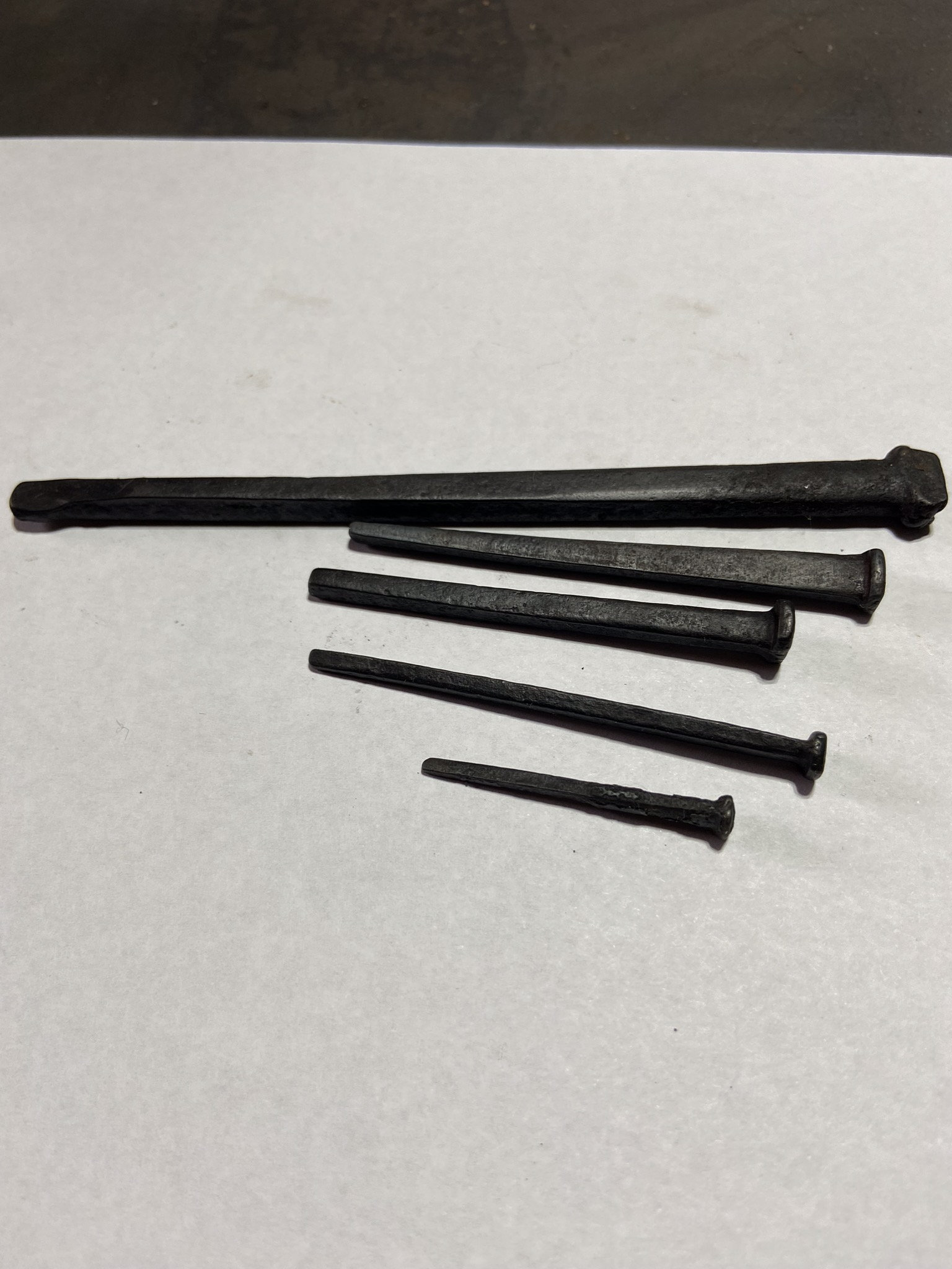 170 Year Old Wrought Iron Square Nails in 2 Finishes - Etsy