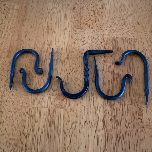 Hand Forged Hooks - Etsy