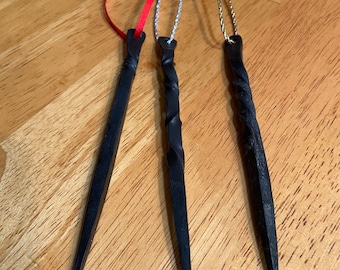 Hand Forged Icicles, Lot of 3 Hand Made Christmas Ornaments, Icicle ...