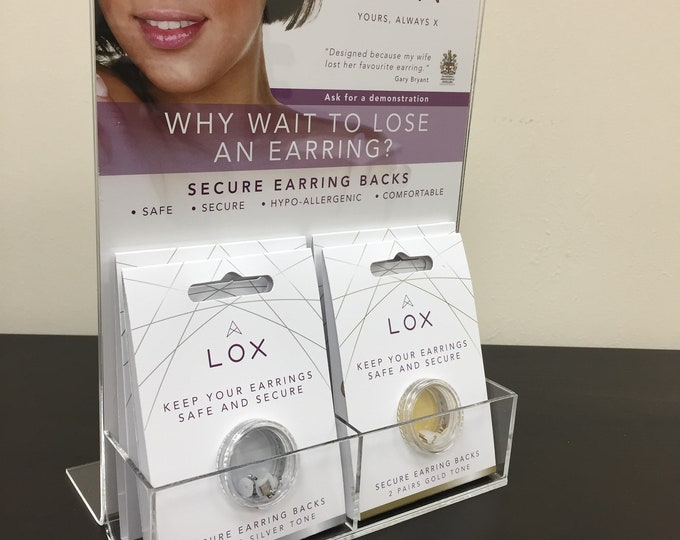 Earring Back Lifter, Supportive Earring Backs, Earlobe Support Backing ...