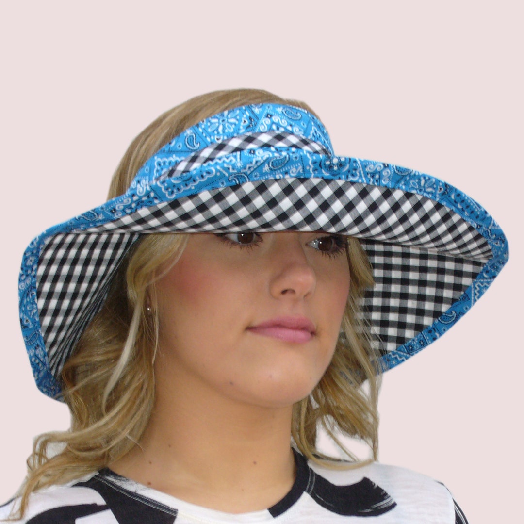 PAPER PATTERNS: Sun Visors With Ties, Fitted and Floppy Style, Eco ...