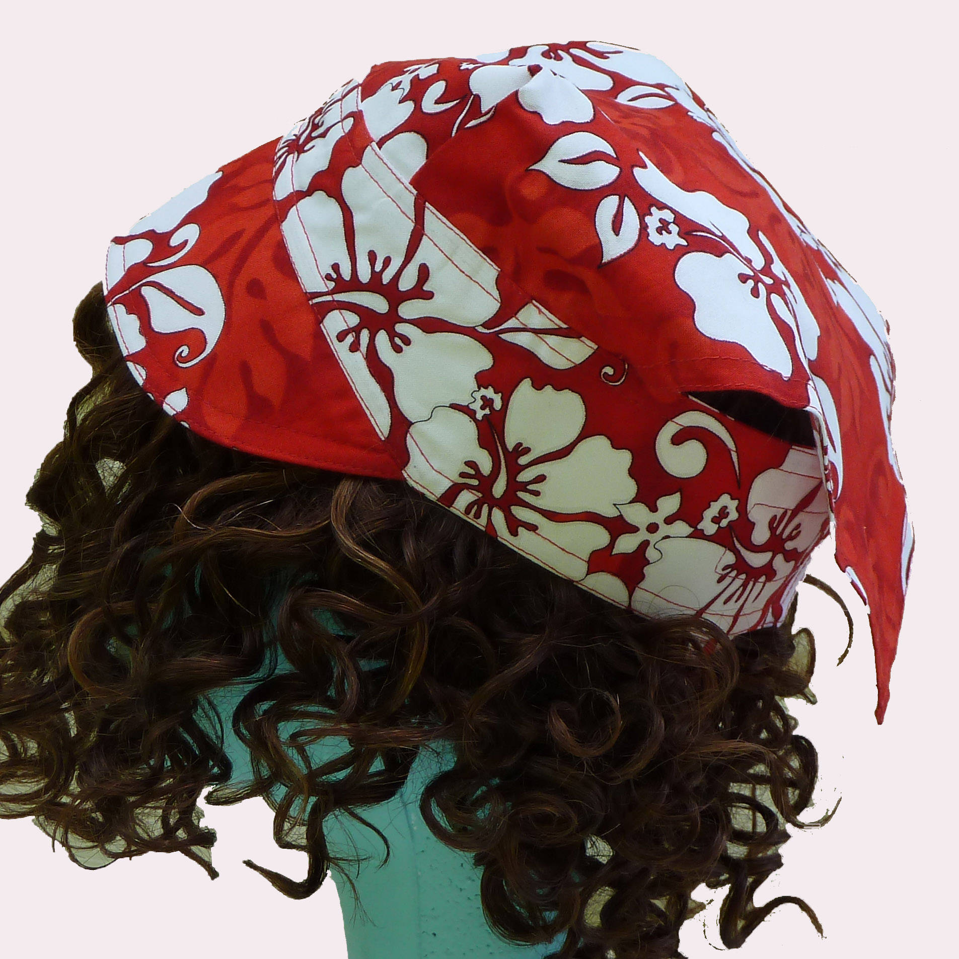 PAPER PATTERN: Bandana Shaped Cap With Visor, Foldable Beach Hat ...