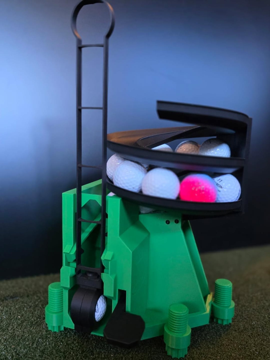Golf Ball Dispenser W/ Adjustable Legs. Holds 24 Balls - Etsy