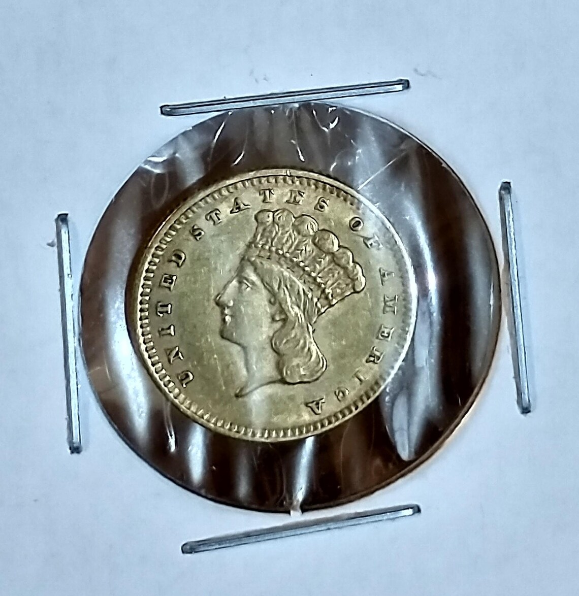 High Grade 1856 1.00 Gold Princess AU+ LOW MINTAGE Slant 5 - Etsy