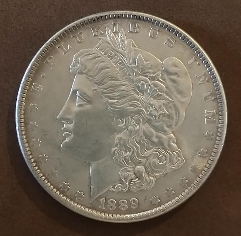 1889 Morgan Silver Dollar - Etsy