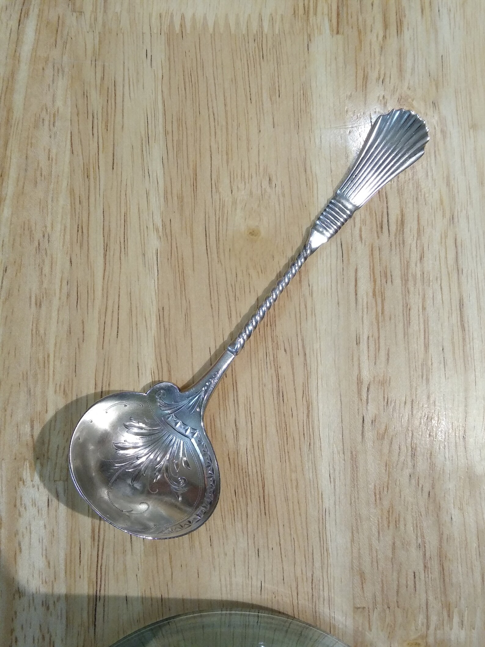 Sterling Silver Twist Handle Cream Ladle Spoon 5 1/2 Inches - Etsy