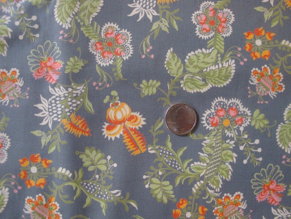 1960s Vintage Floral Cotton Print Fabric 5 Yds for Dresses - Etsy