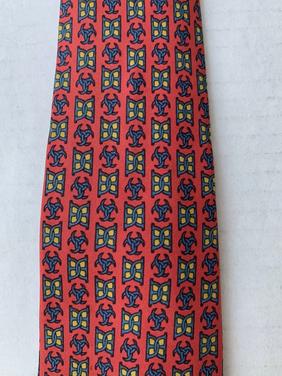Hermes wide tie necktie - Gem