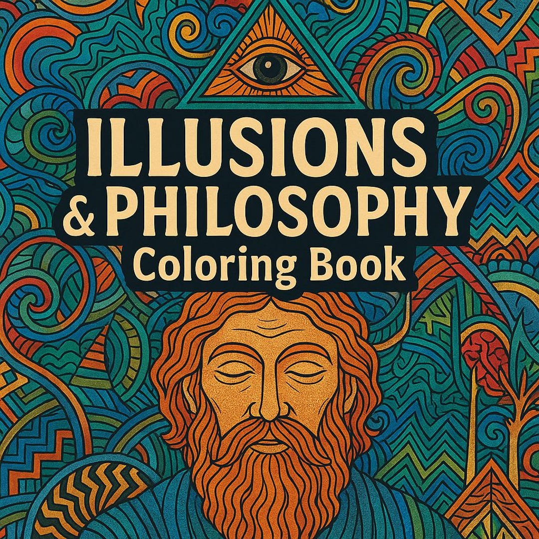 Illusions & Philosophy Coloring Book | Mind-bending Designs for ...