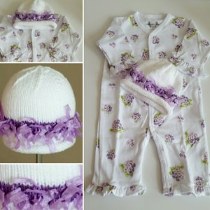 PDF PATTERN: Miss Muffet Hand Knit Hat For Infants Toddlers & | Etsy