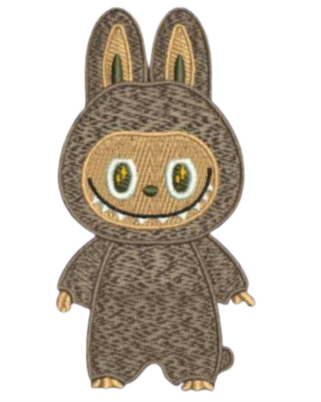 Labubo Embroidered Art Piece | Tajima Machine Stitched | 6 Vibrant ...