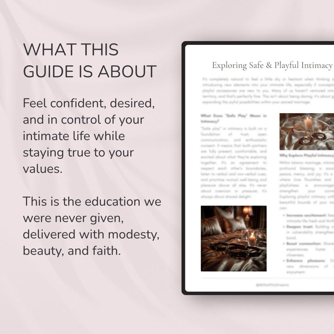 Muslim Wife Intimacy Guide | Halal Marriage Tips & Romance (PDF) - Etsy ...