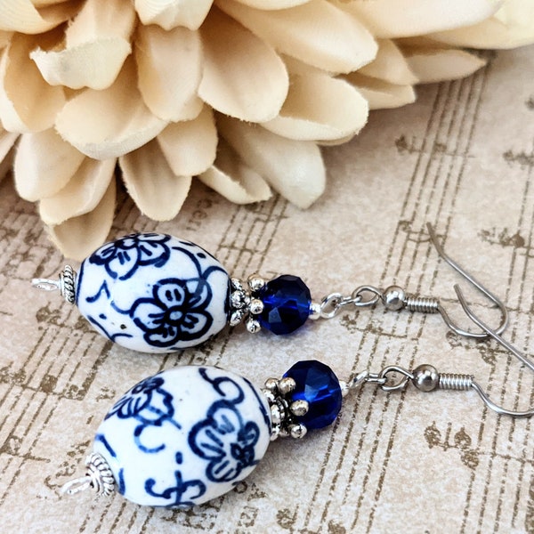 Delft Earrings - Etsy