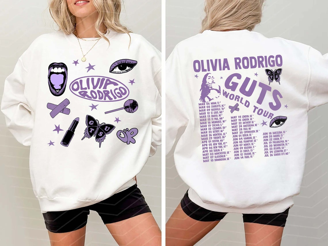 Olivia Guts Png Olivia Rodrigo Guts Merch, Guts Tour 2024 Png, GUTS ...