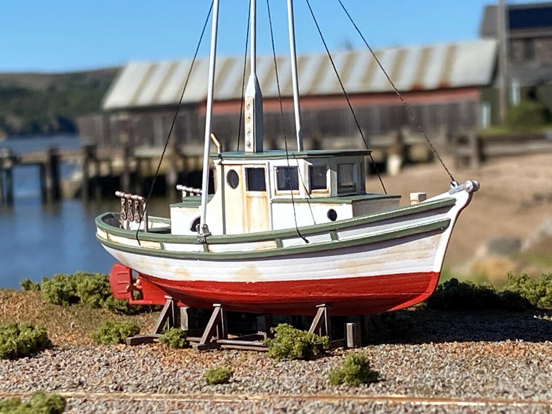 Fishing Boat Kit - Ho Scale 1:87 - Etsy
