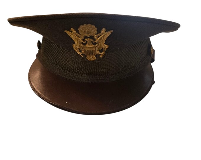 US Army Officer Cap WWII Military Hat - Etsy