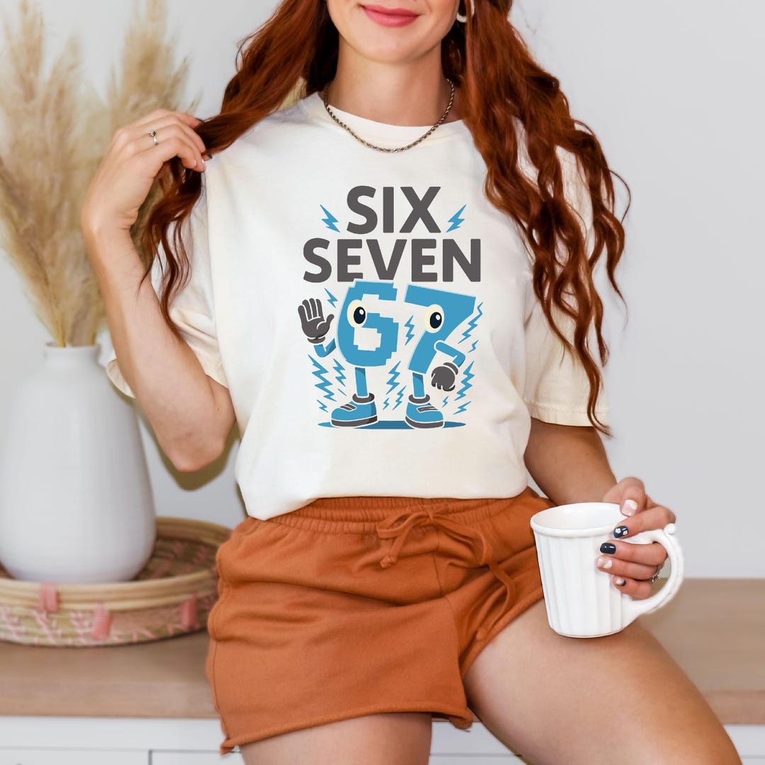 Comfort Colors 67 Meme T-shirt: Viral Internet Tee - Etsy