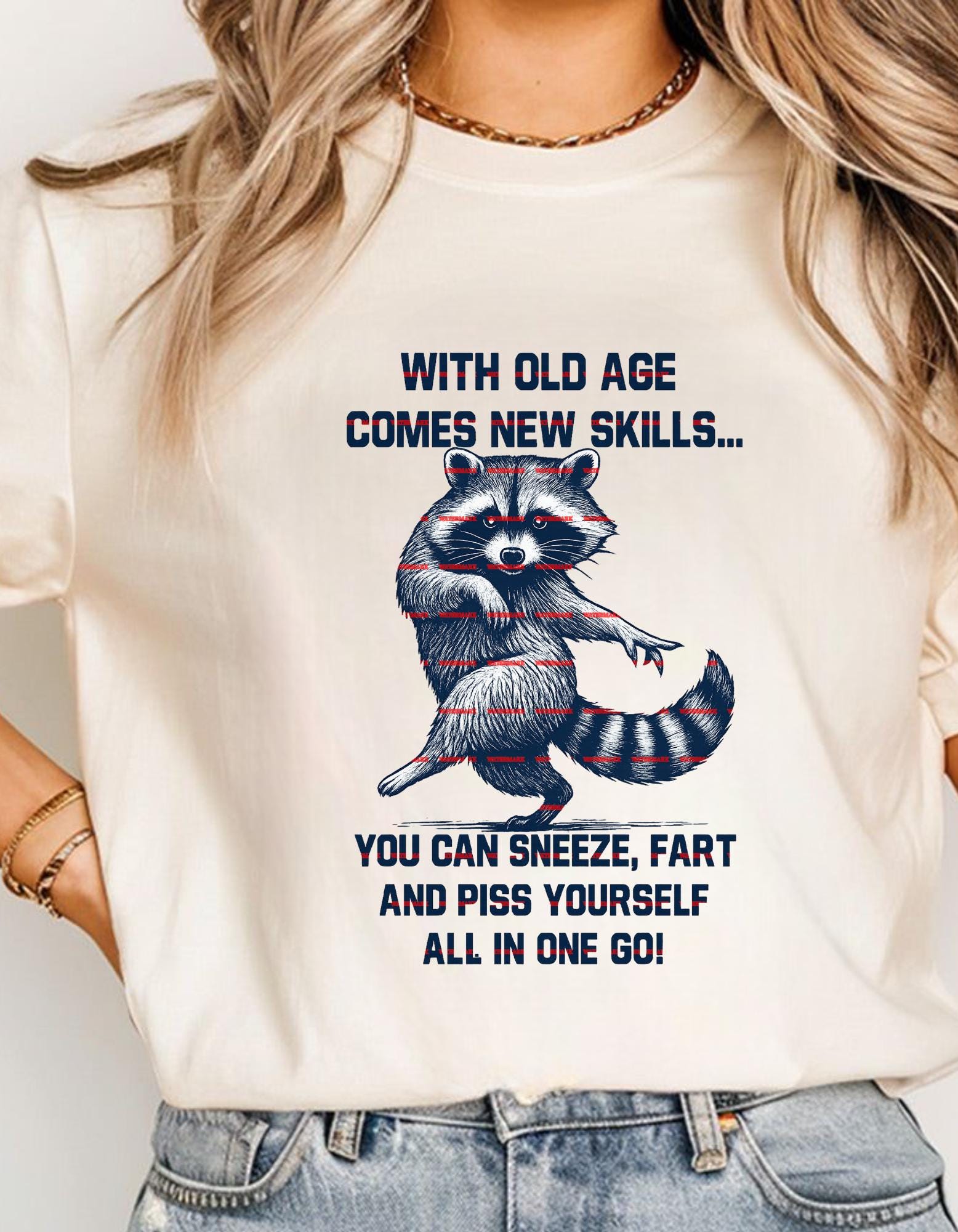 Funny Raccoon Old Age Quote PNG, Adult Humor Mug Design, With Old Age ...
