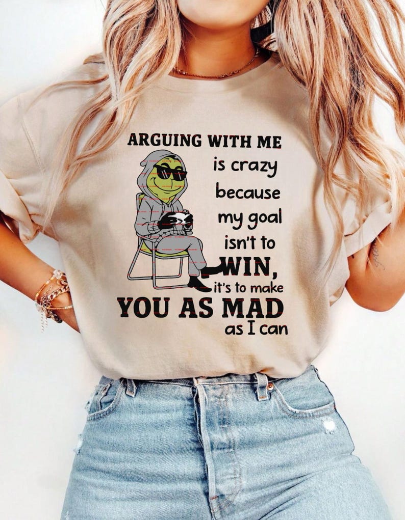 Funny Arguing Shirt, Sarcastic Humor Tee, Sassy Graphic Tee Gift, My ...
