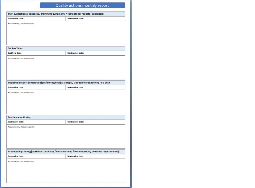 ISO Management Forms Bundle | Health & Safety, Quality Templates ...