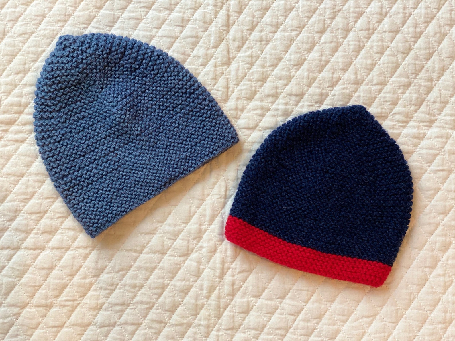 Bebeknits Easy European Style Garter Toddler Beanie/hat/cap - Etsy