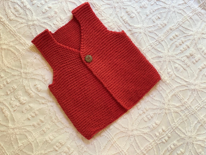Bebeknits Euro Style School Vest Knitting Pattern - Etsy