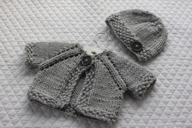 Bebeknits Quick Knit Baby Set Knitting Pattern - Etsy