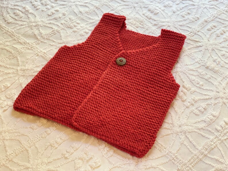 Bebeknits Euro Style School Vest Knitting Pattern - Etsy