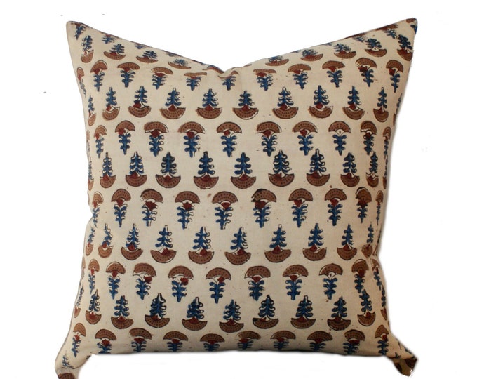Light Blue Medallion Danda Decorative Throw Pillow Cover Boho - Etsy