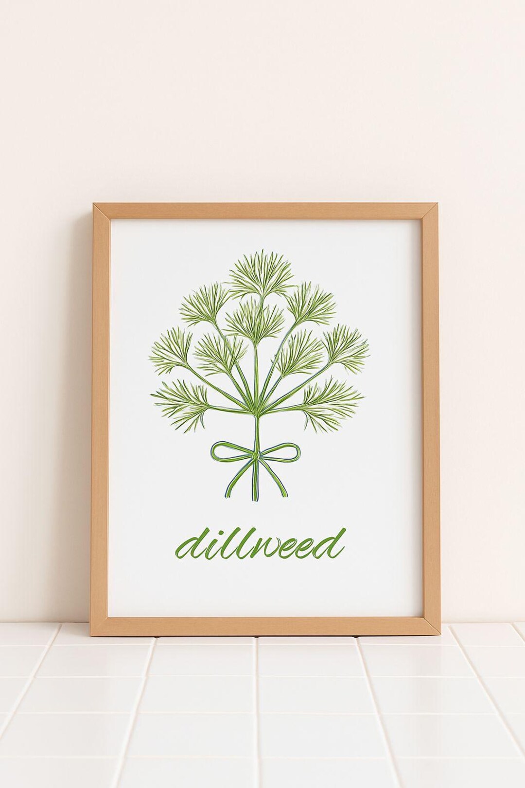 Dill Herb Botanical Print: Kitchen Wall Art, Gift for Gardeners - Etsy