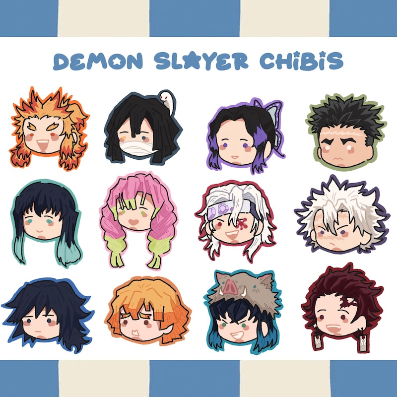 Chibi Demon Slayer - Etsy