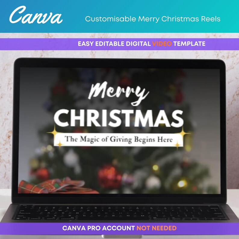 Christmas Tiktok Reel | Red & Green Holiday Video (canva Template) - Etsy