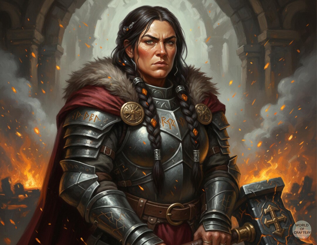 Custom Fantasy Mage Portrait | Fire Magic Wizard Artwork | Personalized ...