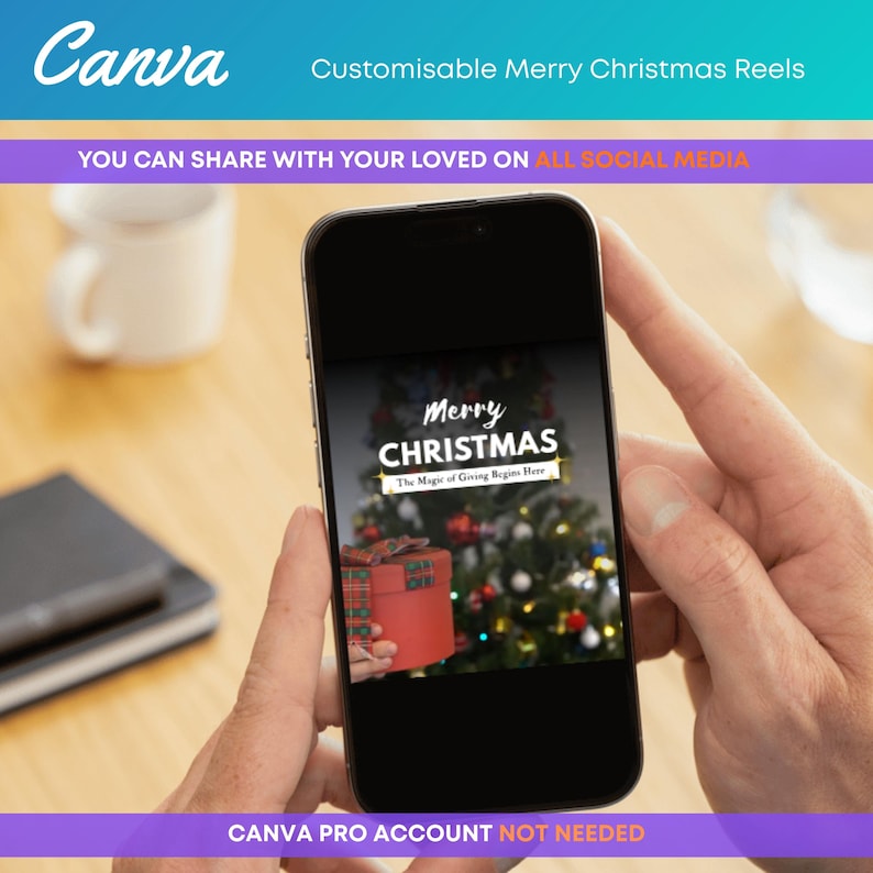 Christmas Tiktok Reel | Red & Green Holiday Video (canva Template) - Etsy