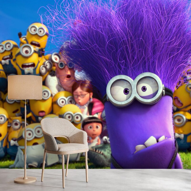 Minion Wall Mural - Etsy