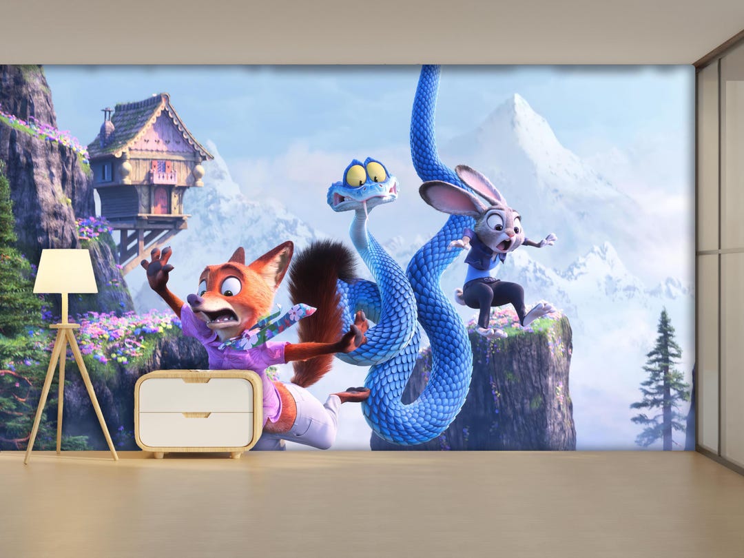 Zootopia2 Wallpaper,nick Judy,gary, Kids Room Wall Mural:animation ...