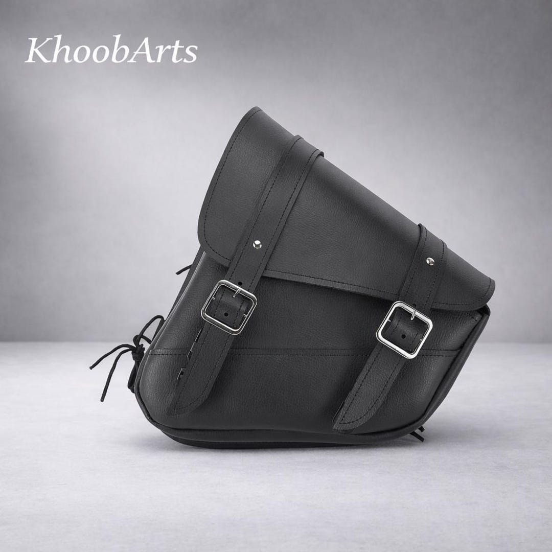 Left Swing Arm Bag Black, Motorcycle Saddlebag,bike Panniers - Etsy
