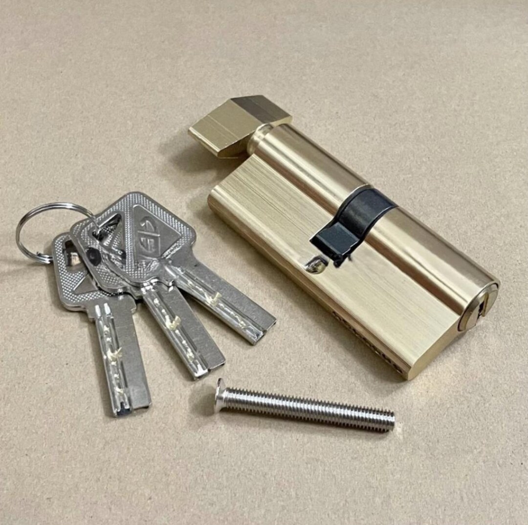 Standard Lock Cylinder 70mm With 3 Keys Replacement - Etsy