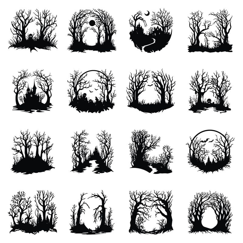 Spooky Tree - Etsy