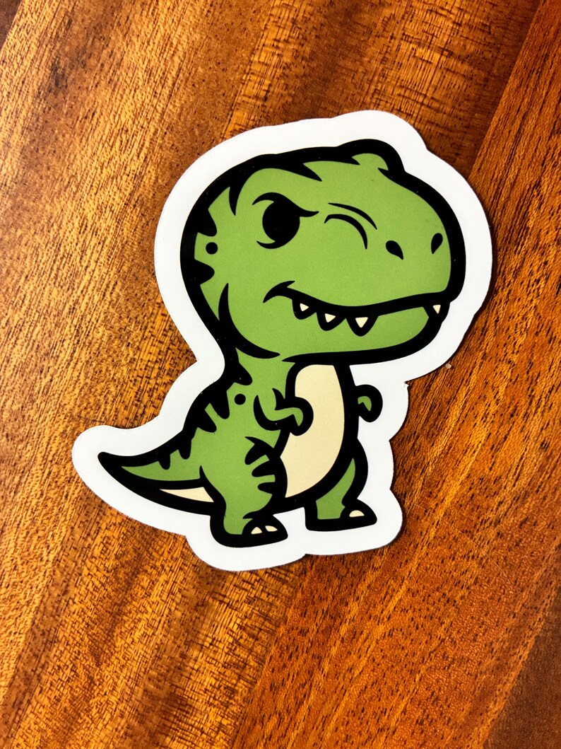 Dinosaur Waterproof Sticker Pack: T-rex, Triceratops, Dino Decals 10 ...