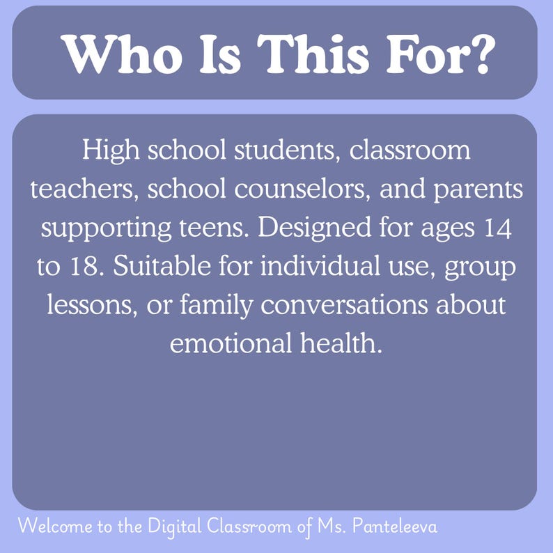 Understanding Emotions SEL Toolkit High School Social Emotional ...
