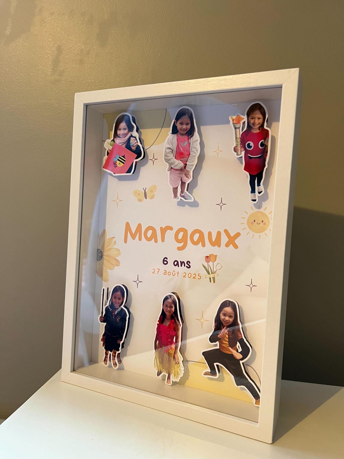 Personalized Birthday 3D Floating Photo Frame - Etsy