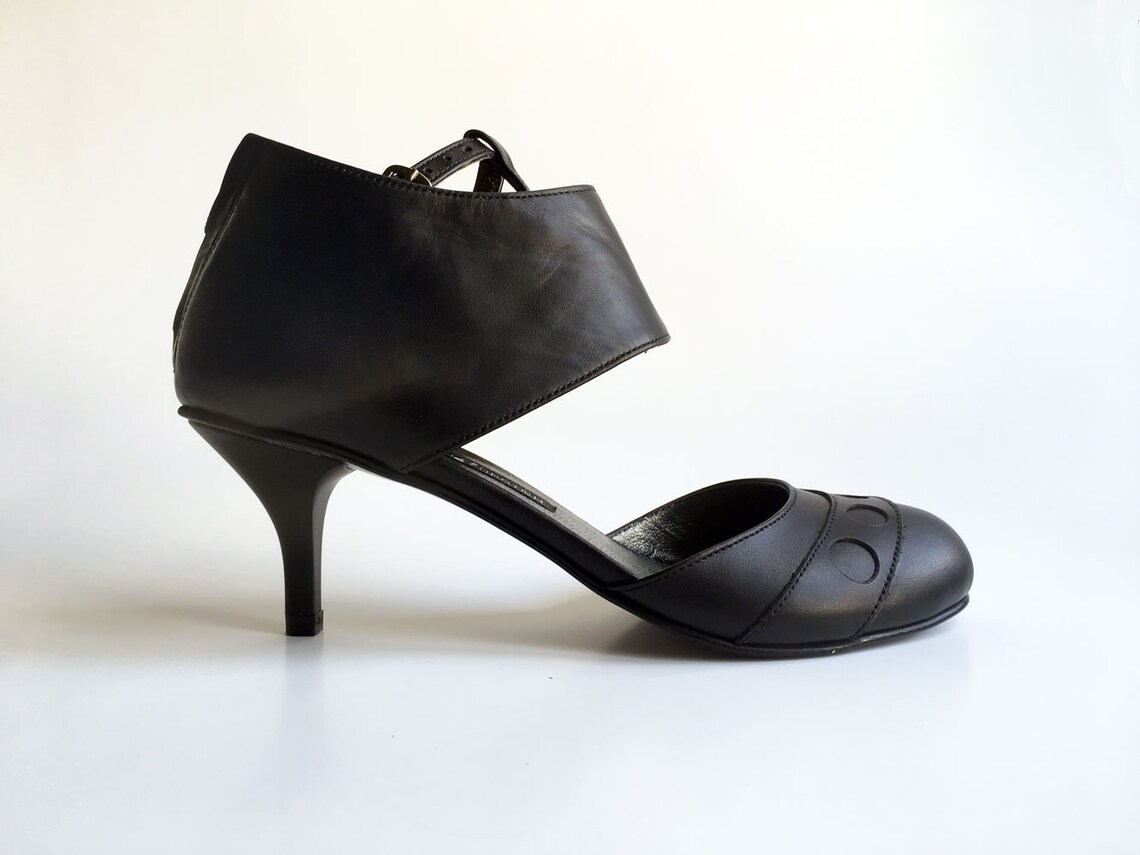 IDYL - Black - FREE SHIPPING Handmade Leather Shoes With Summer Sale ...